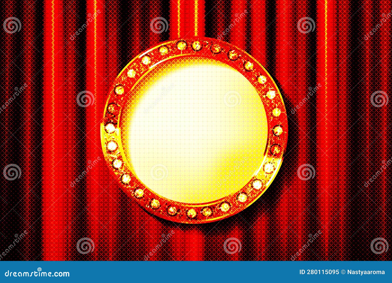 Retro Light Sign. Vintage Style Banner Stock Vector - Illustration of ...