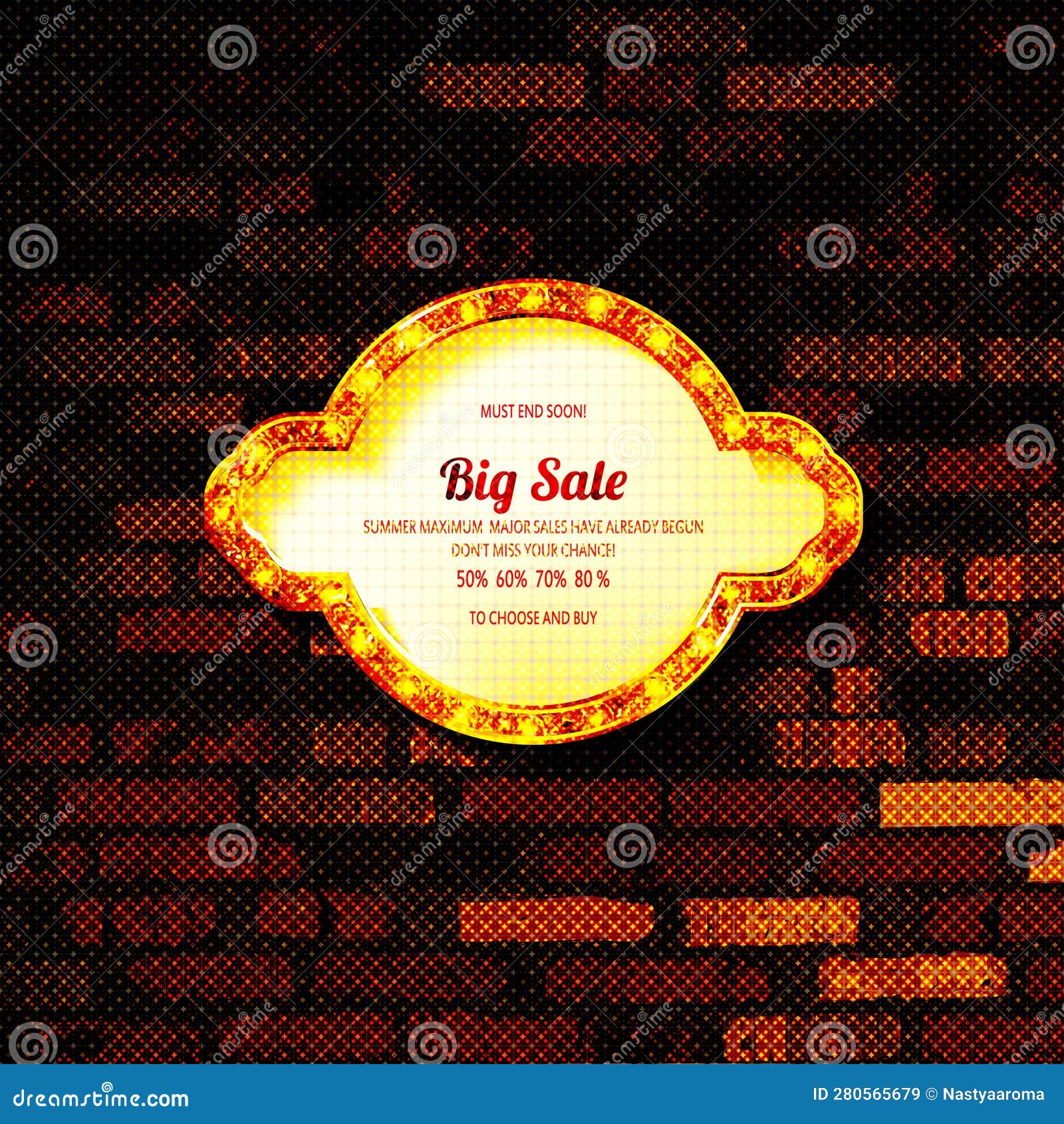 Retro Light Sign. Vintage Style Banner Stock Vector - Illustration of ...