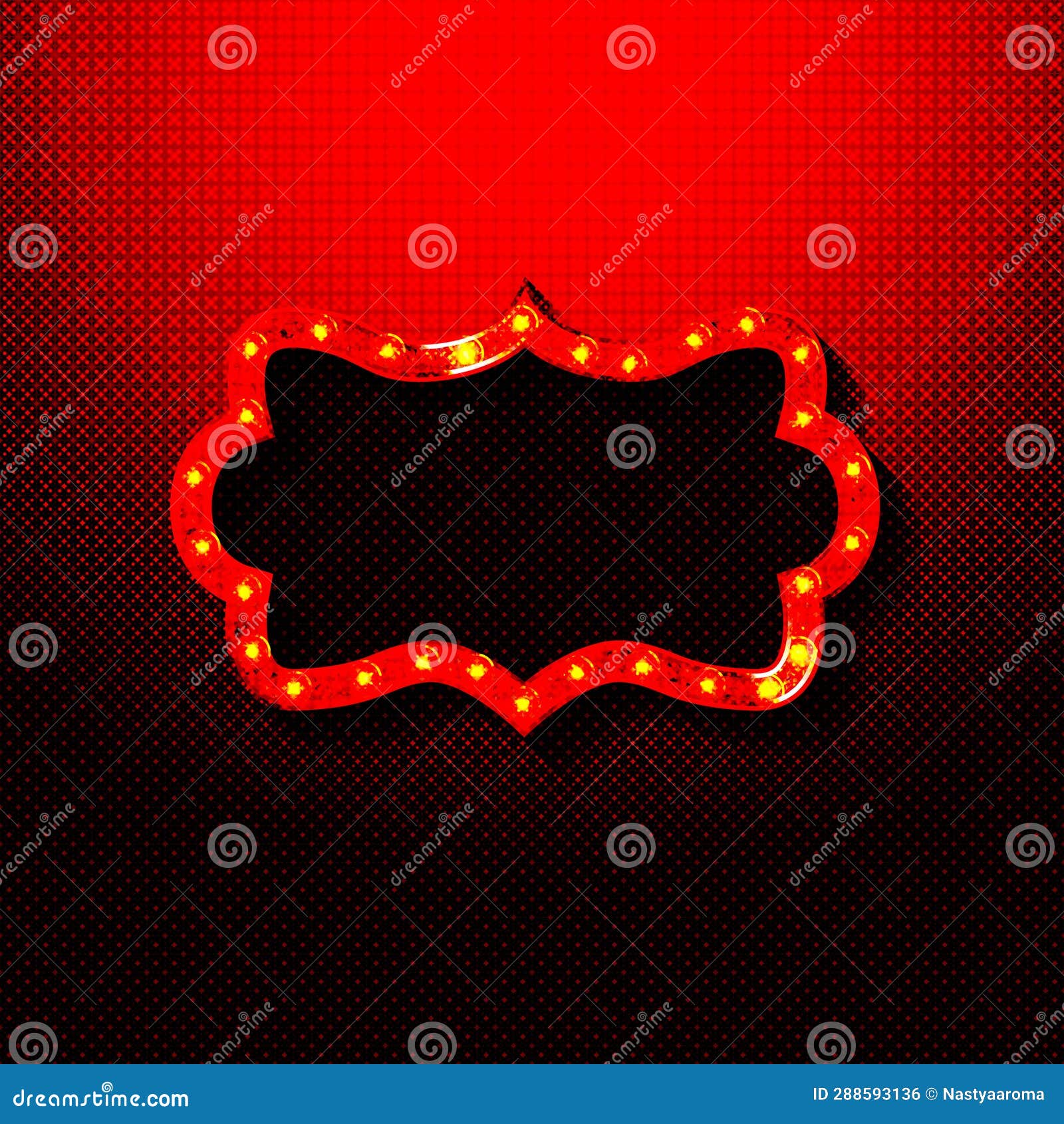 Retro Light Sign. Vintage Style Banner Stock Illustration ...