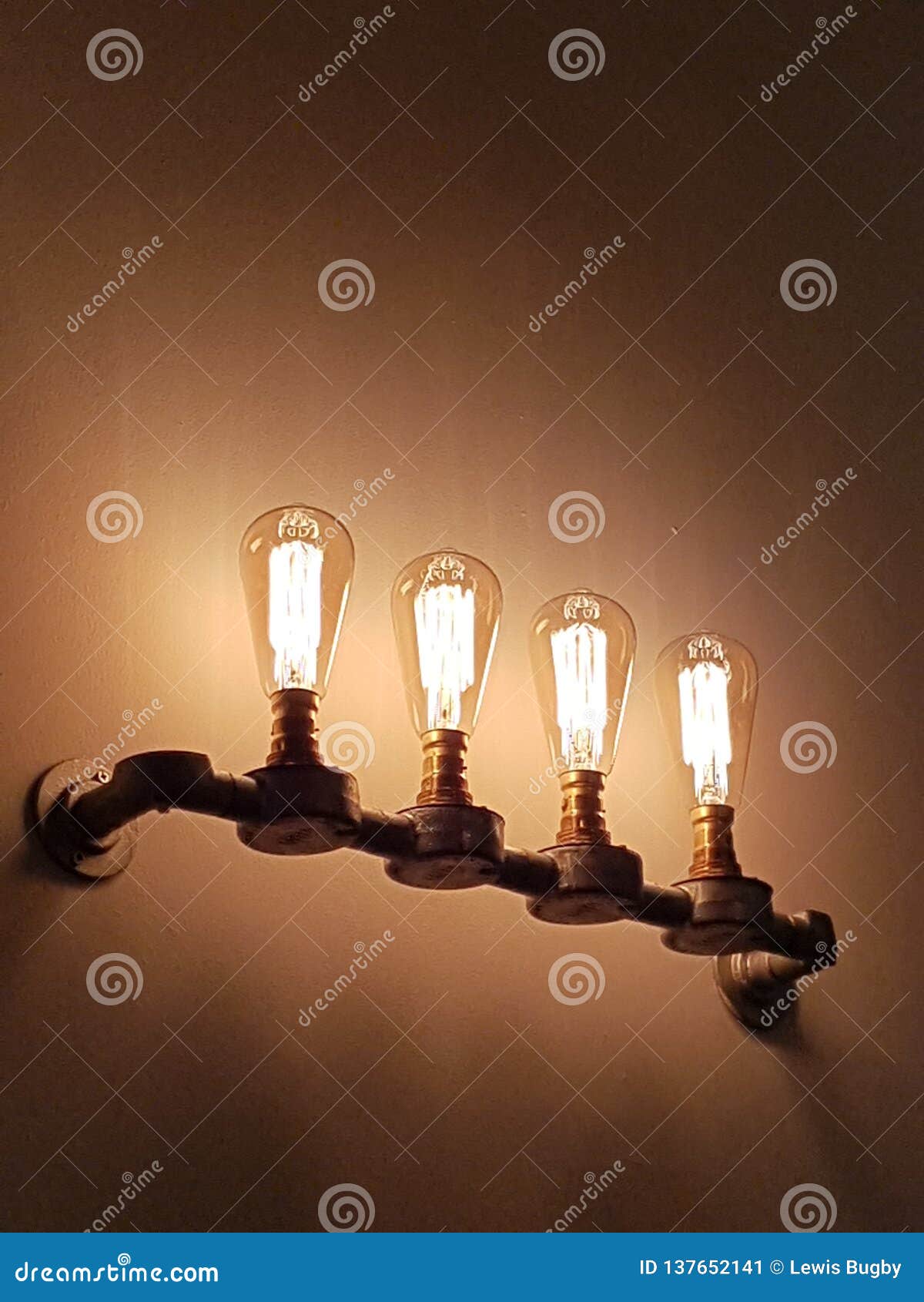 Retro lights stock image. Image of lights, style, industrial - 137652141