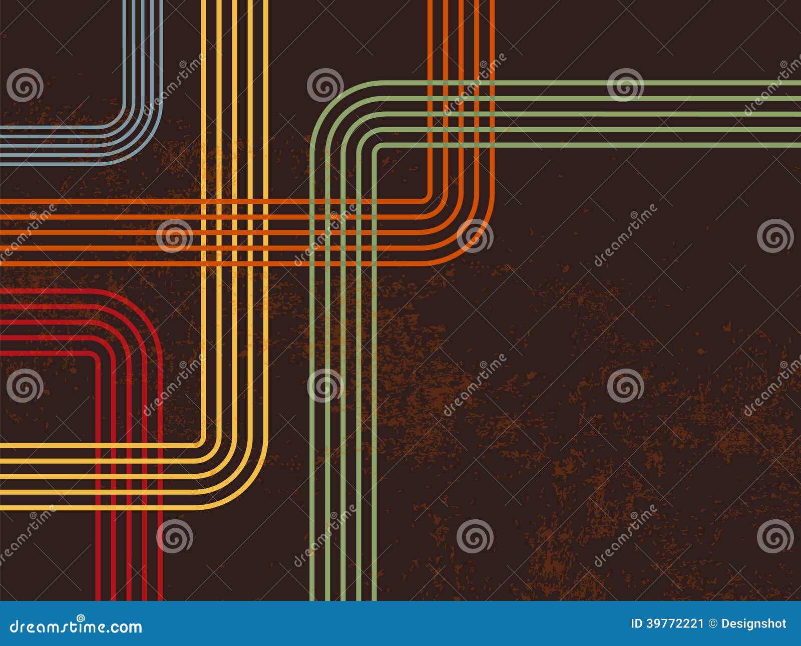 Retro Lines Pattern Subtle Background In 3 Color Options Cartoon Vector ...