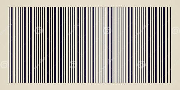 Retro look Barcode stock illustration. Illustration of black - 40212505