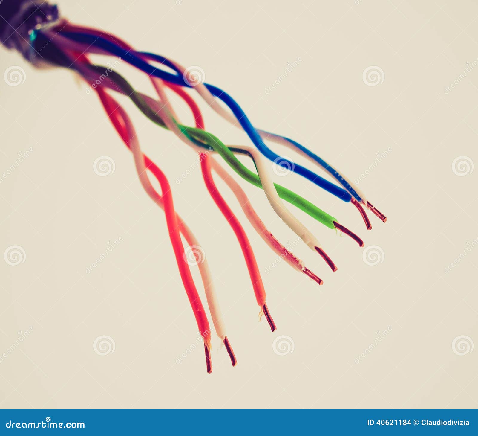 Retro look Cable picture stock photo. Image of internet - 40621184