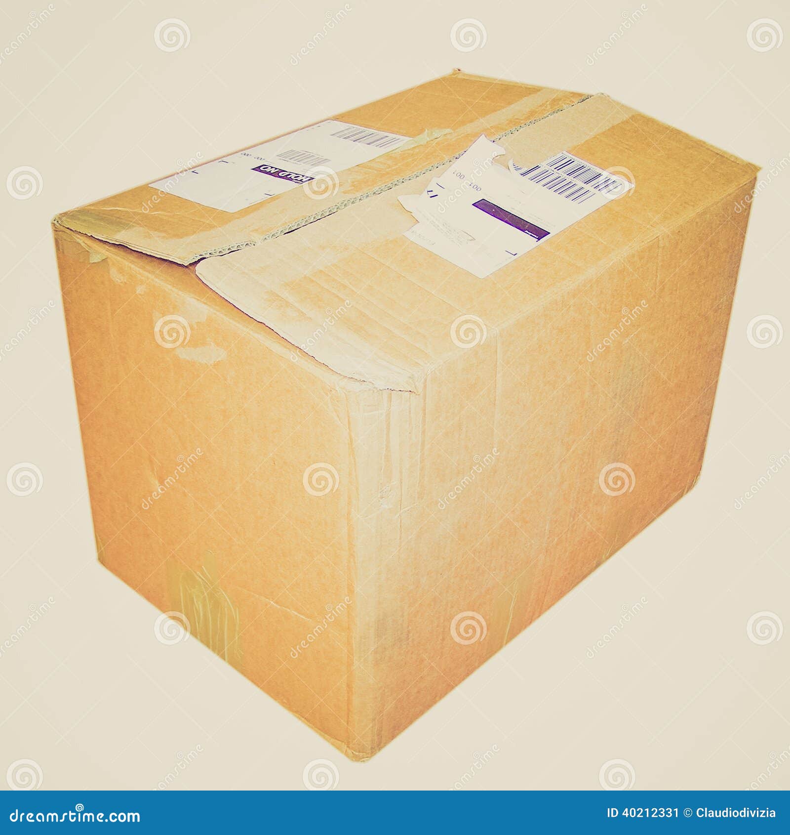 Retro look Parcel picture stock image. Image of packet - 40212331