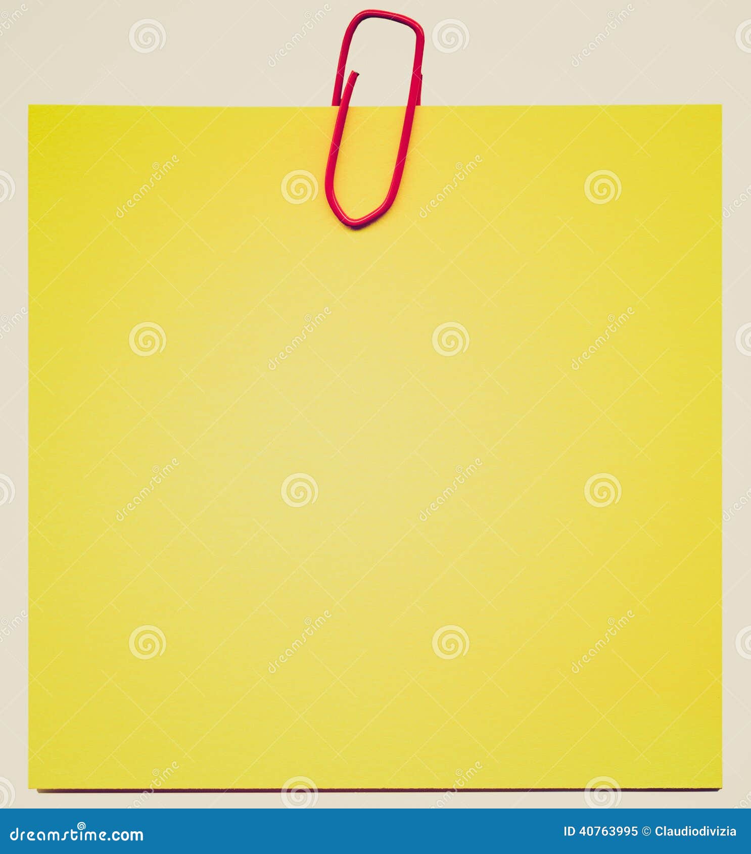 Retro look Postit stock image. Image of notepad, blank - 40763995