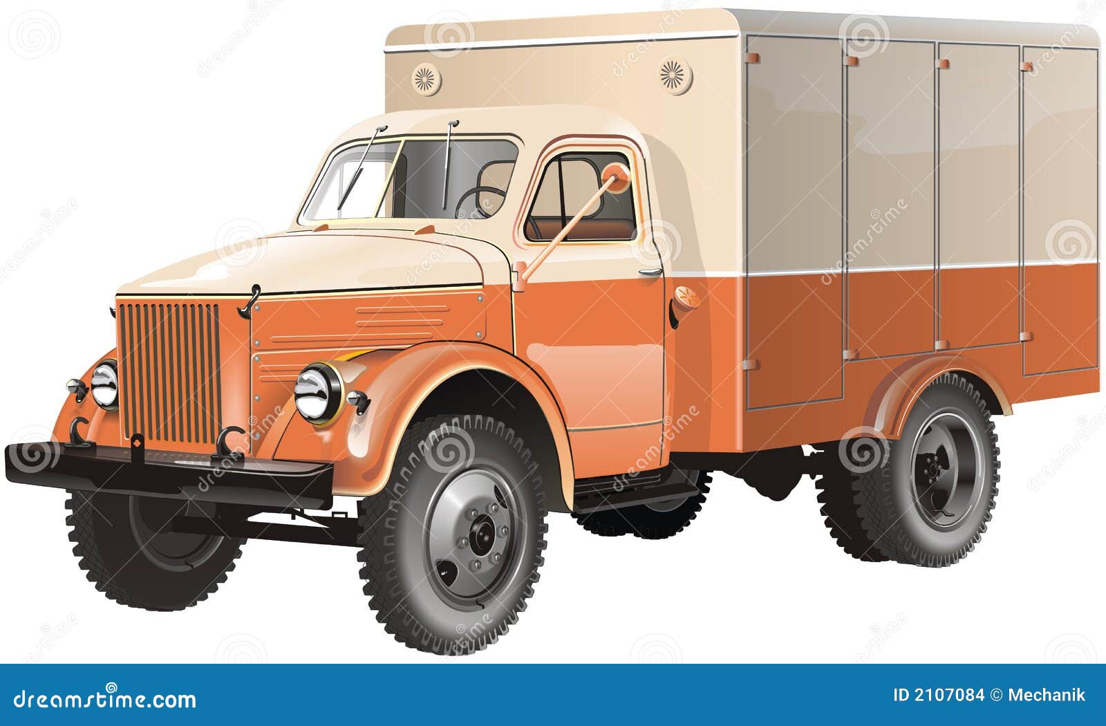 Boy And Lorry Vector Illustration | CartoonDealer.com #12668462