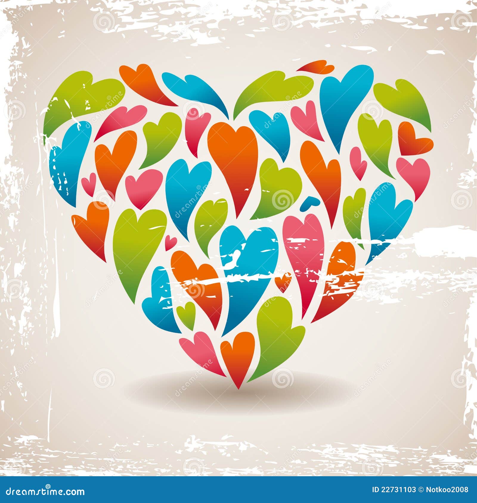 Retro love heart stock vector. Illustration of celebration - 22731103
