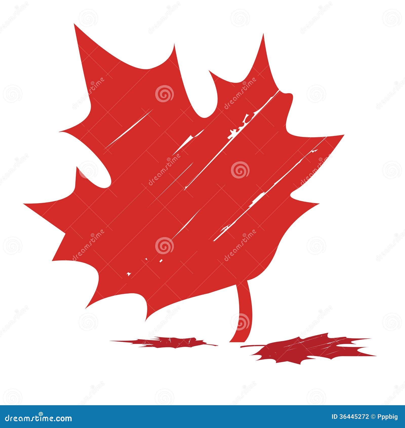 Retro maple stock vector. Illustration of leaf, canada - 36445272