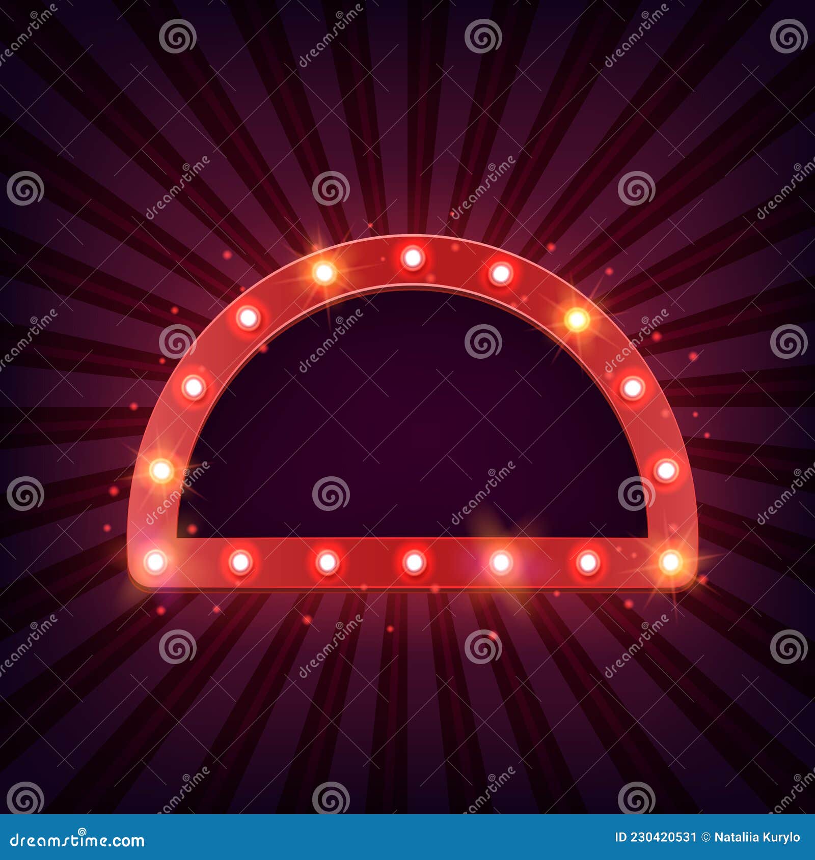 Marquee Billboard, Advertising Border Royalty-Free Stock Image ...