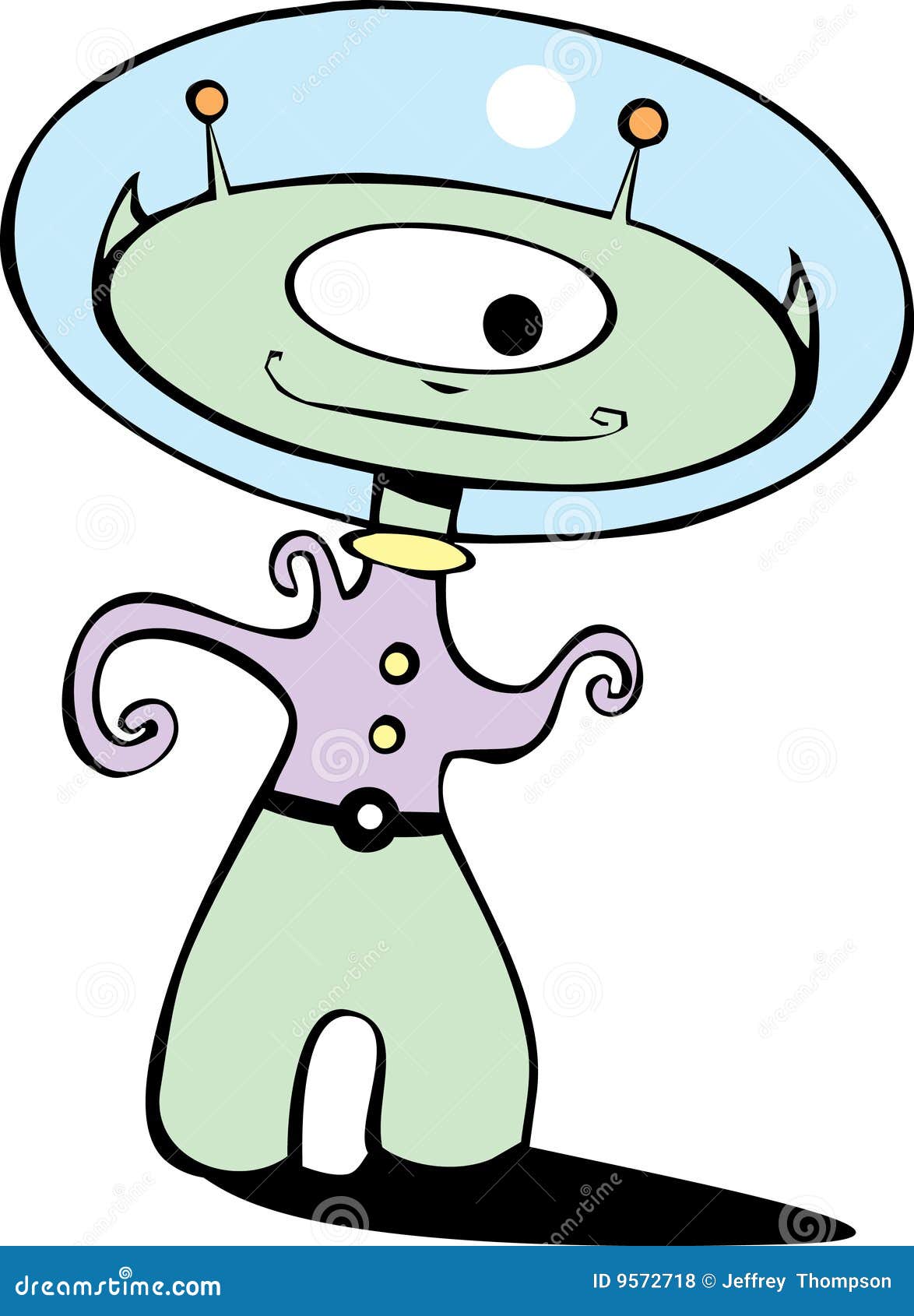 Retro Martian stock vector. Illustration of neptune, moon - 9572718