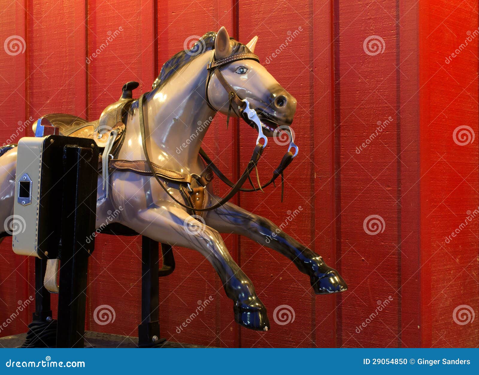 Retro Mechanical Hobby Horse Stock Photo | CartoonDealer.com #29054850