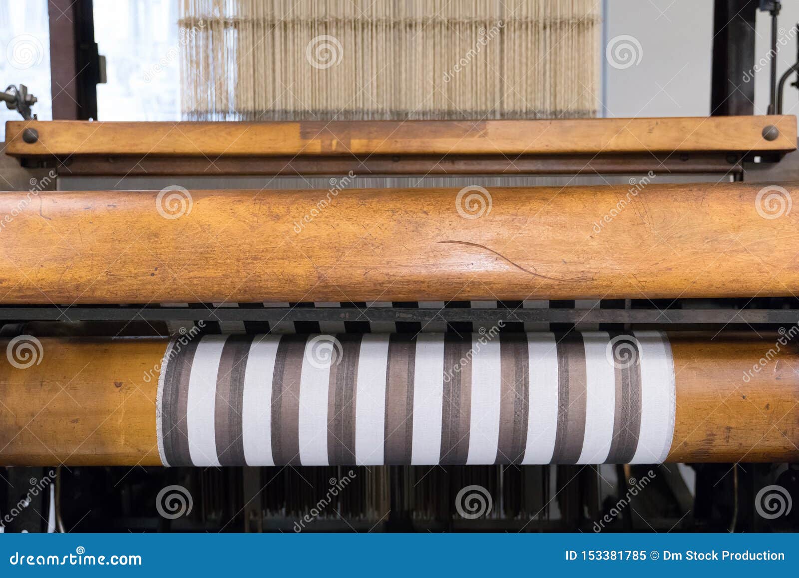 Retro mechanical loom stock image. Image of produced - 153381785