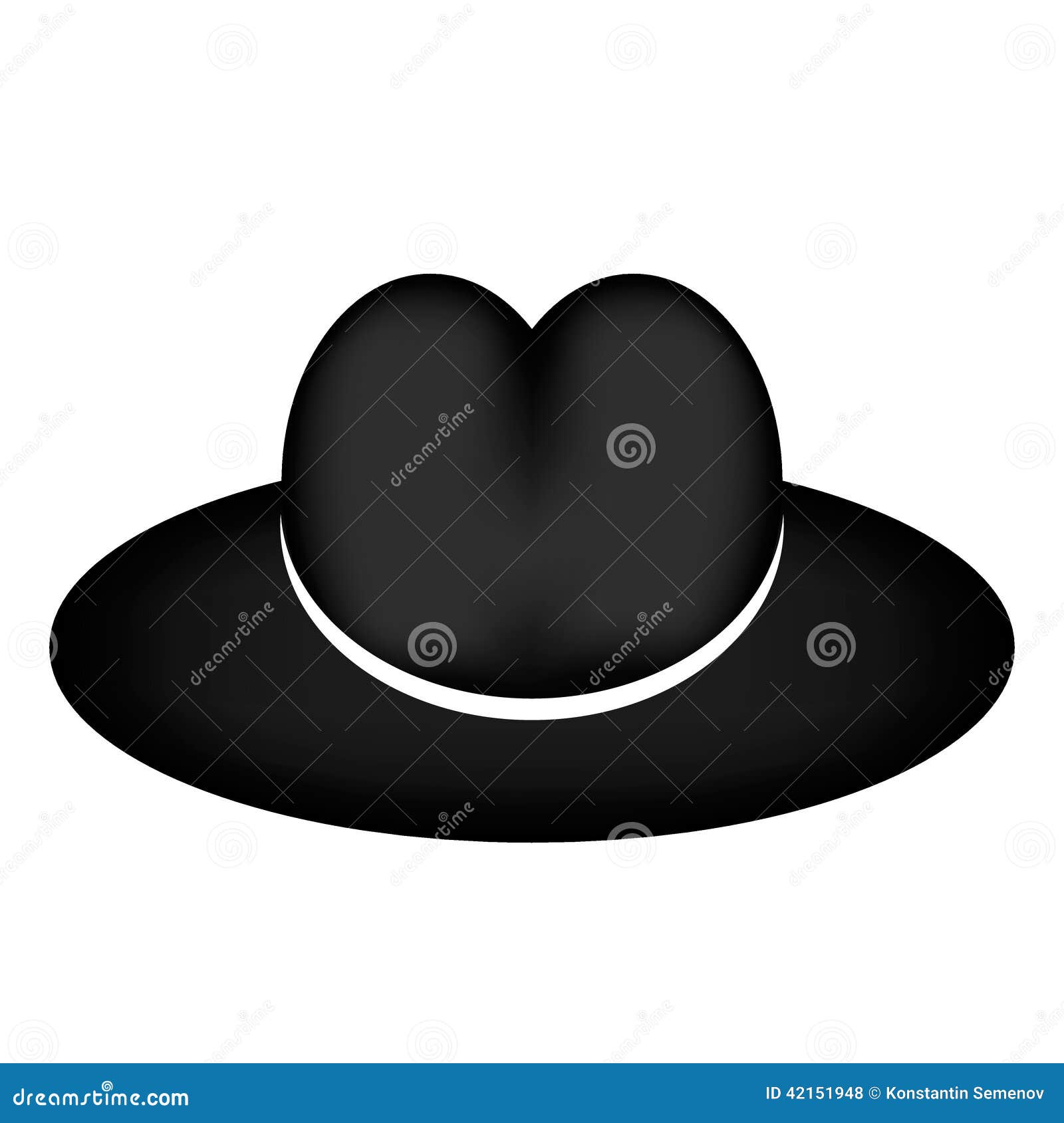 Retro Men Hat Vector Illustration | CartoonDealer.com #42151948
