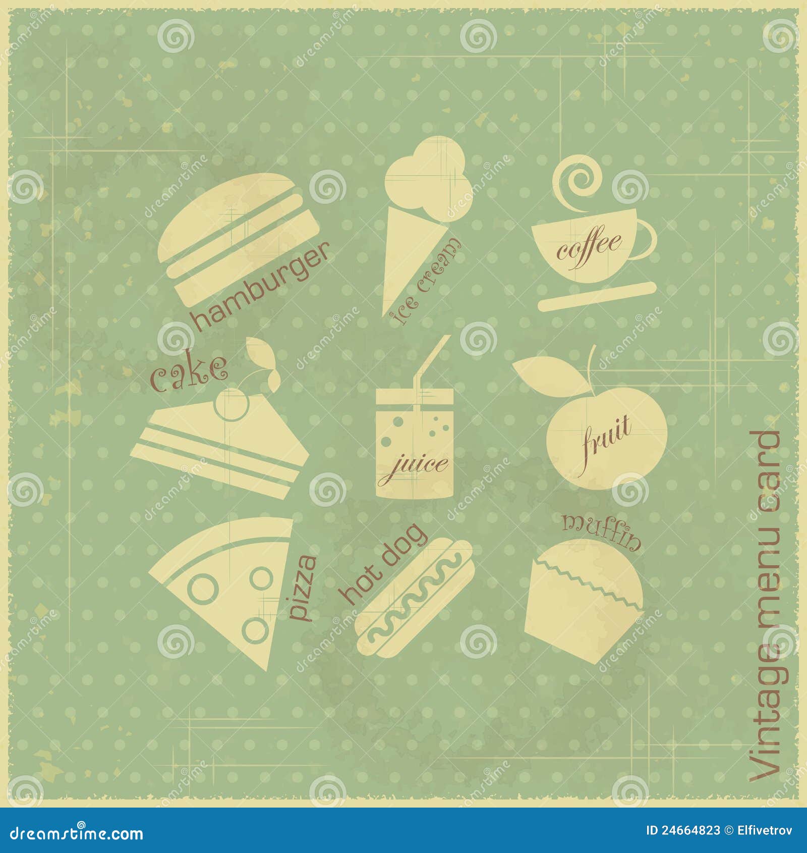 Retro Menu Background Countrystyle Royalty-Free Stock Image ...