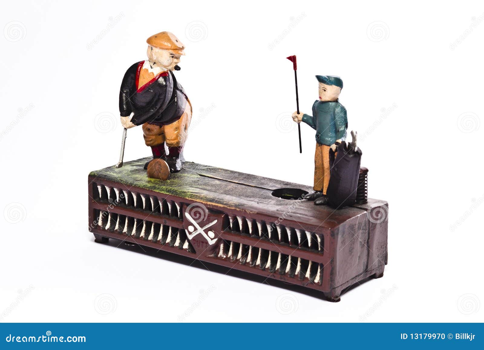 Retro Metal Funnel Hopper Tool On Blue Background Royalty-Free Stock ...