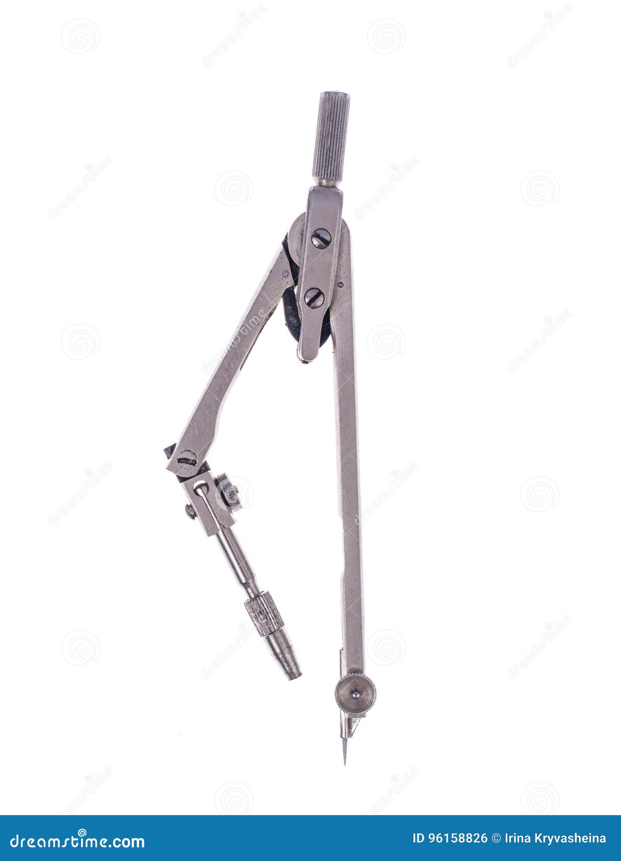 Retro metal drawing tools stock photo. Image of case - 96158826