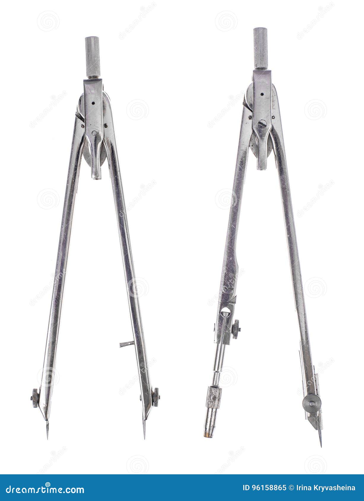 Retro metal drawing tools stock image. Image of case - 96158865