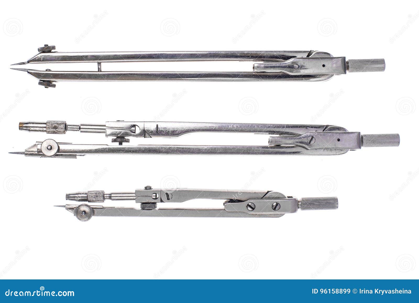 Retro metal drawing tools stock image. Image of engineering - 96158899