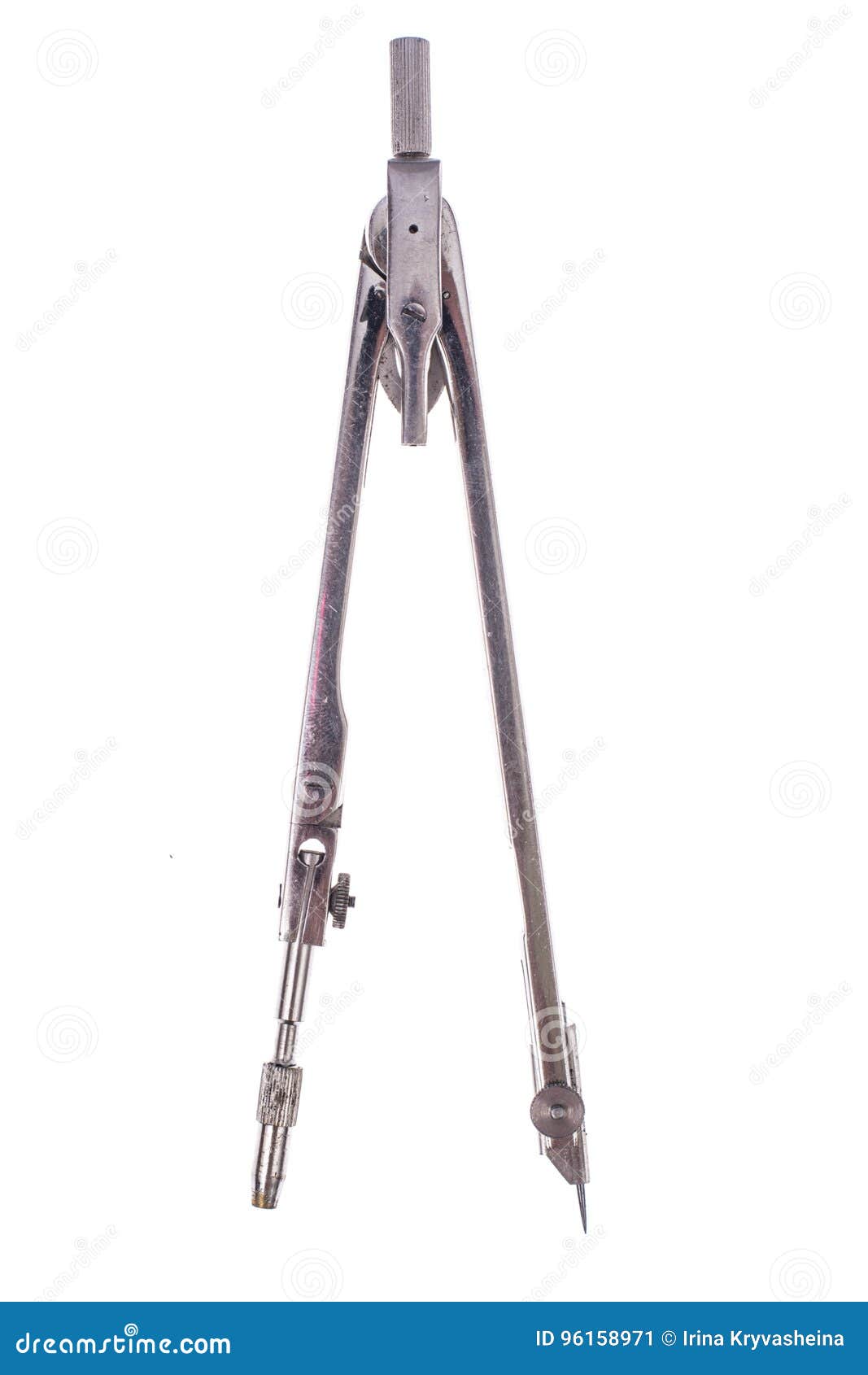 Retro metal drawing tools stock image. Image of case - 96158971