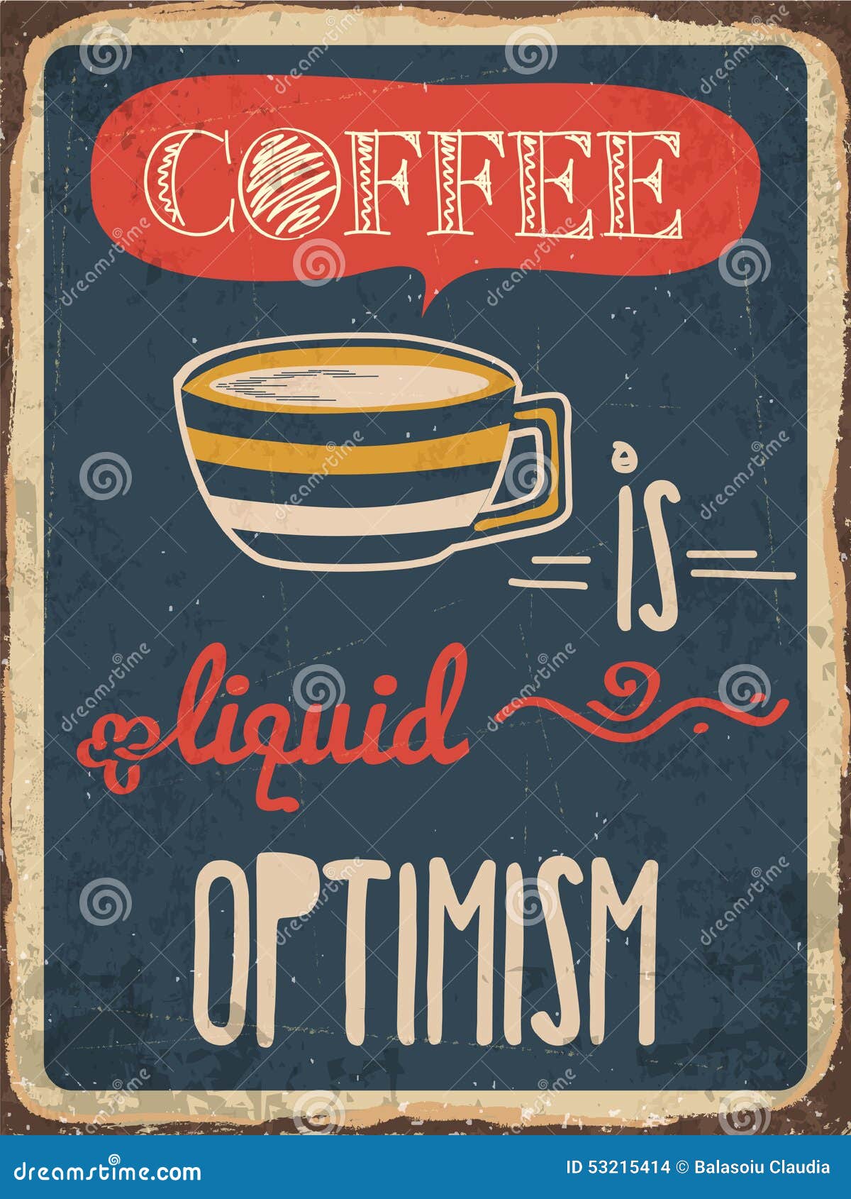 Retro metal sign stock vector. Illustration of food, decorative - 53215414