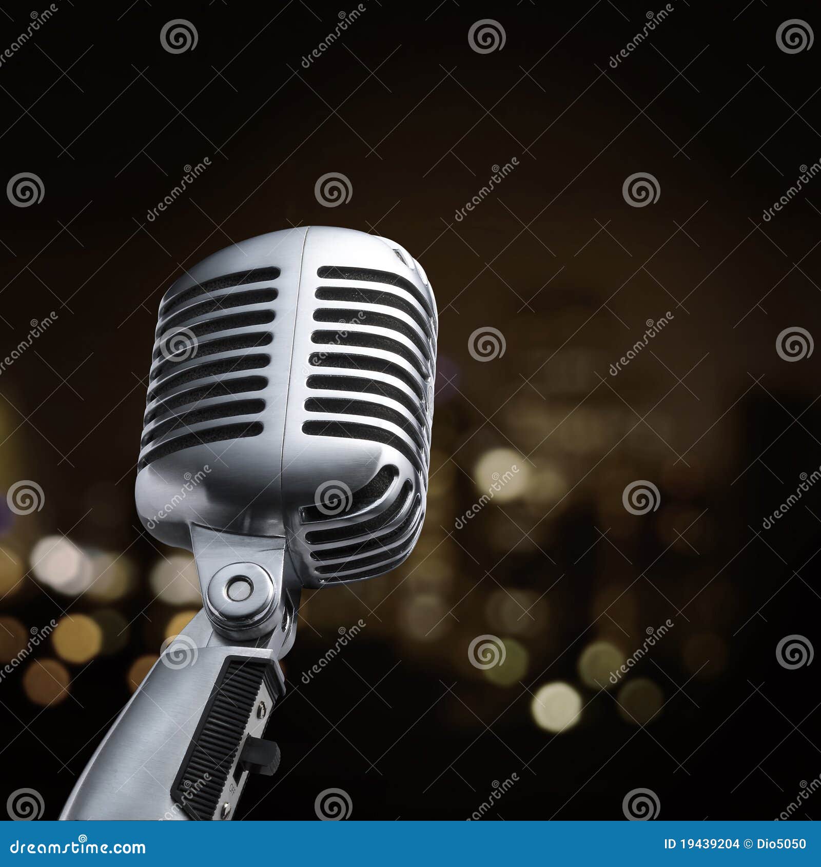 Retro Mic editorial stock image. Image of highlight, instrument - 19439204