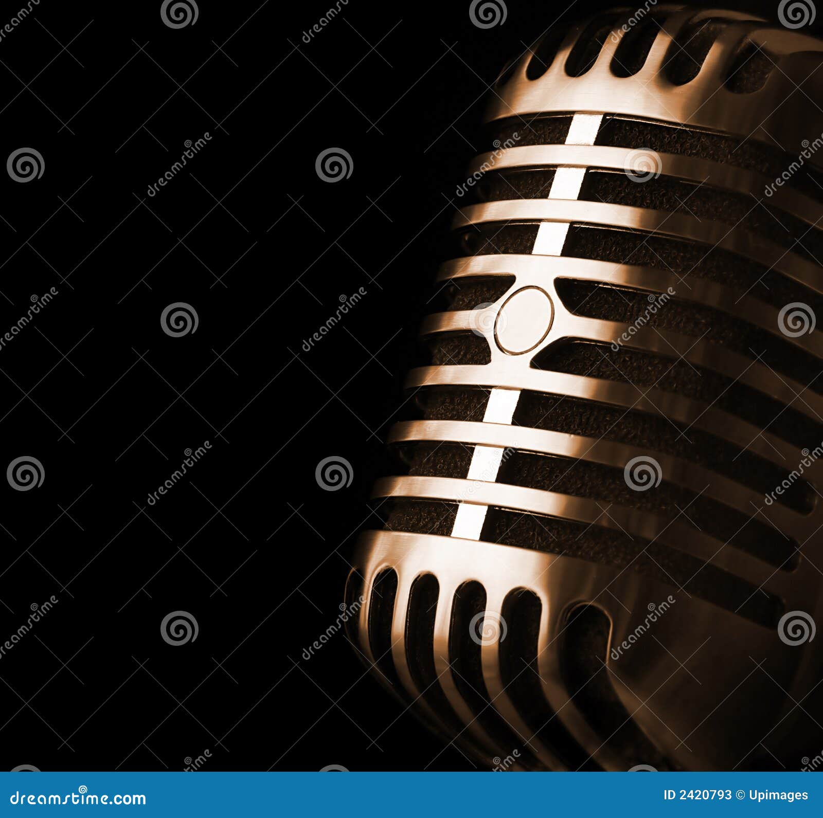 Retro Mic stock image. Image of recording, jazz, announcement - 2420793
