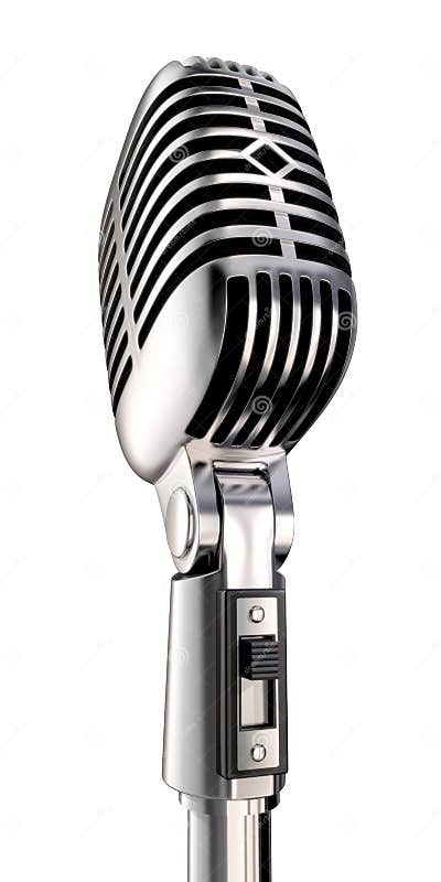Retro Mic stock image. Image of music, arts, technology - 4242459