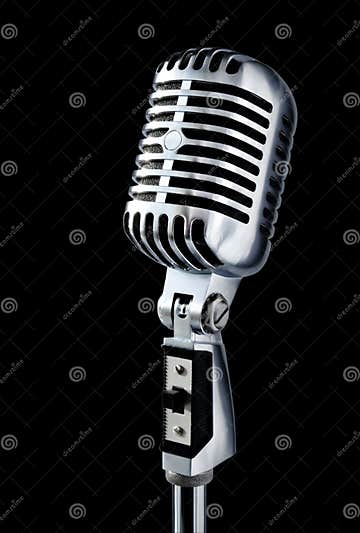 Retro Mic editorial stock photo. Image of audio, party - 854628