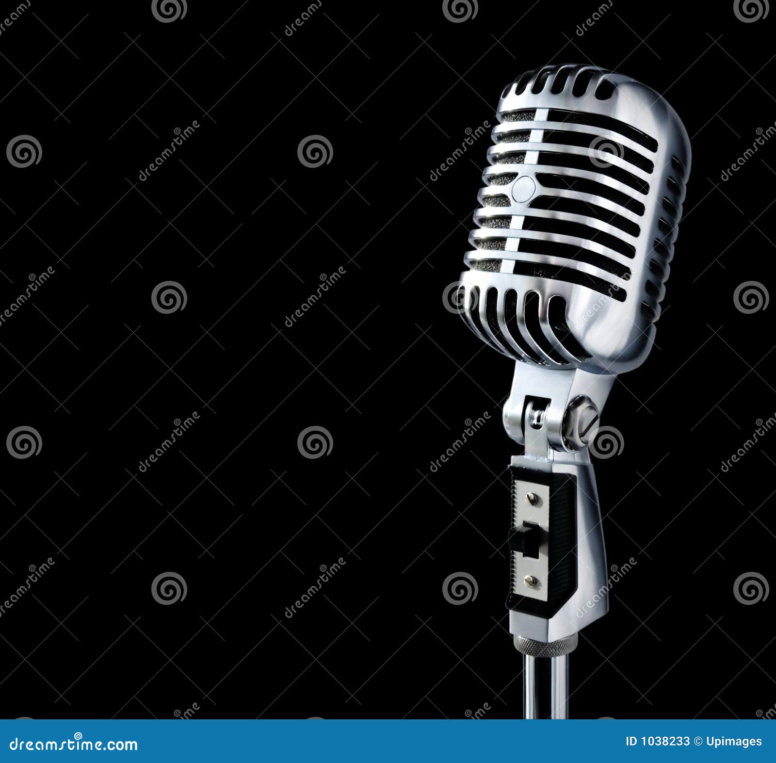 Retro Microphone editorial stock photo. Image of classic - 1038233