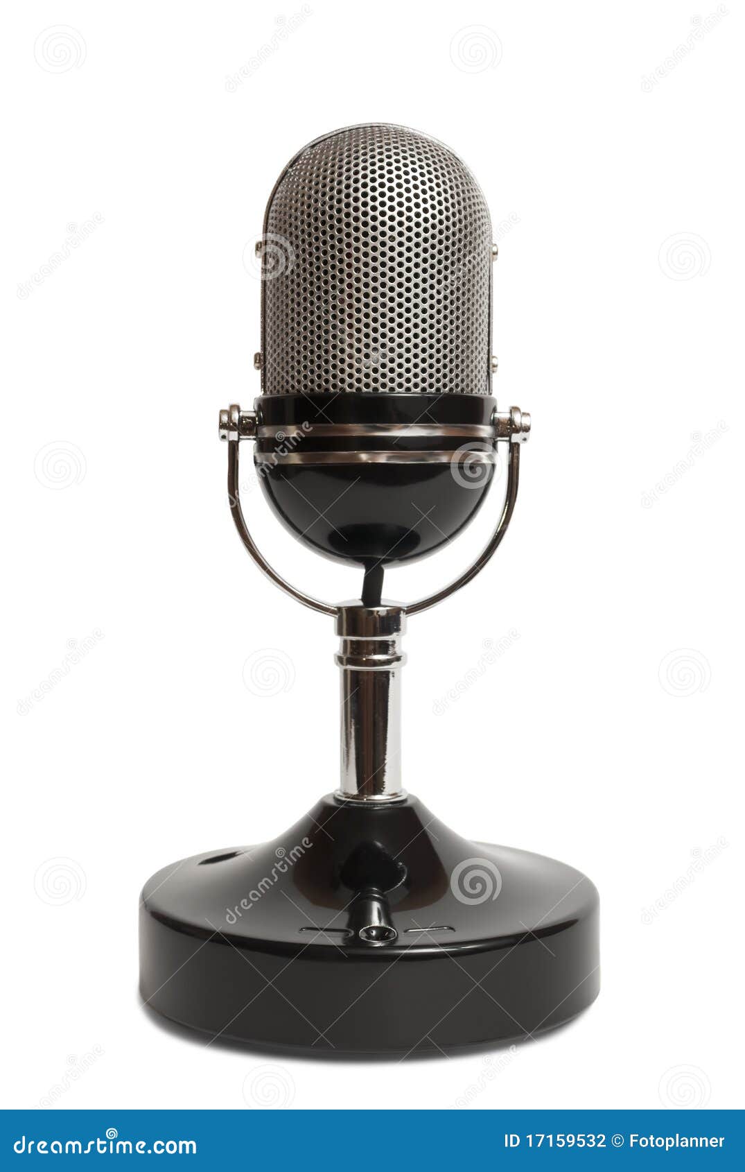 Retro microphone stock photo. Image of sing, instrument - 17159532