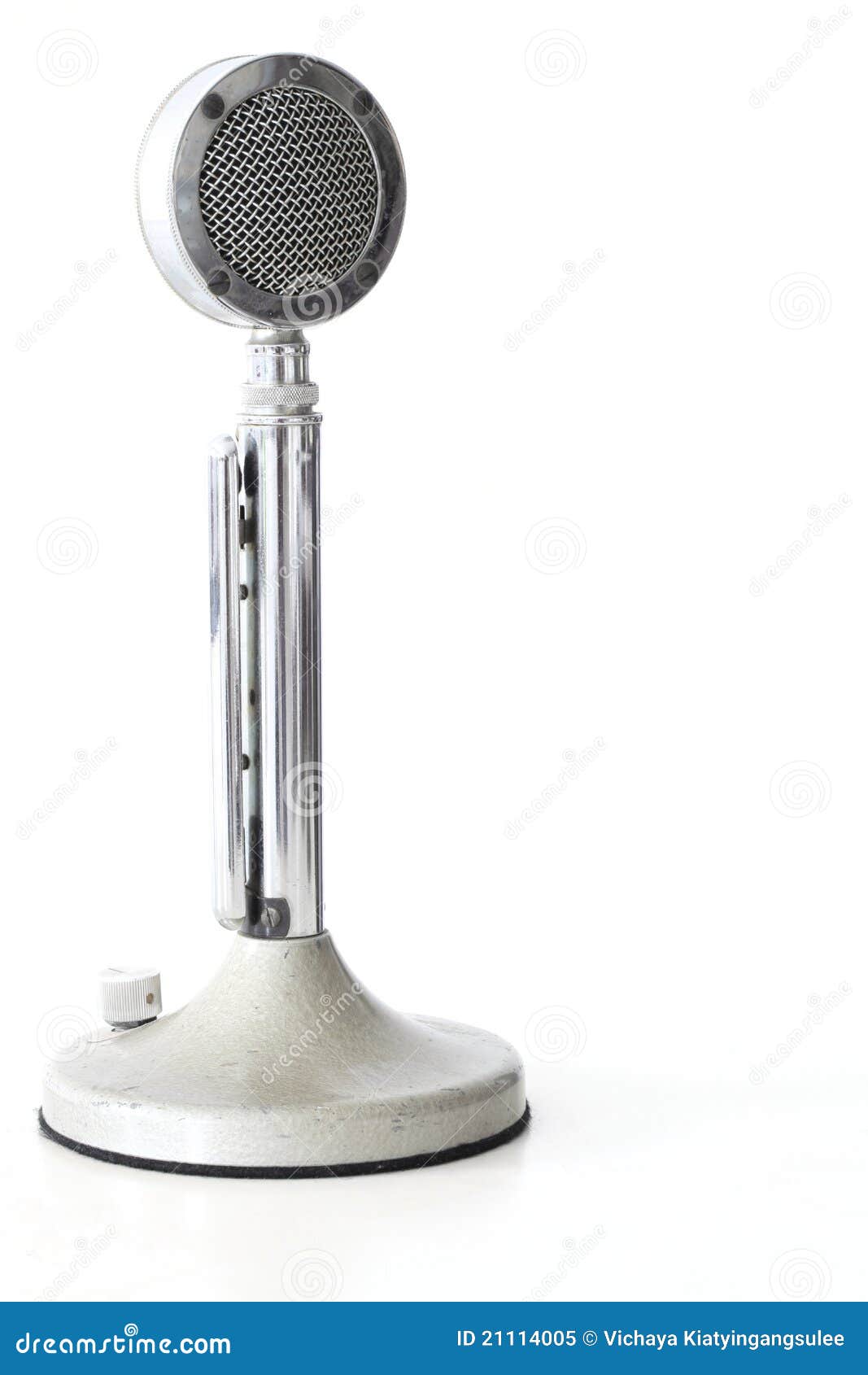 Retro Microphone stock image. Image of record, antique - 21114005