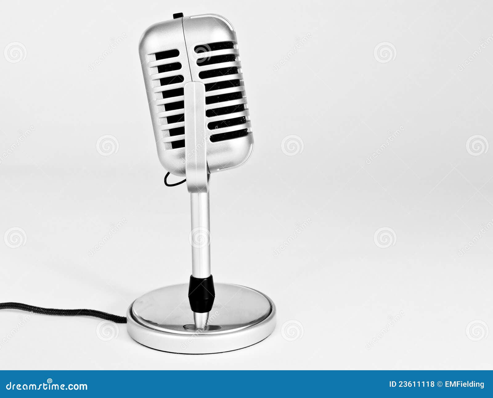 Retro Microphone editorial stock photo. Image of look - 23611118