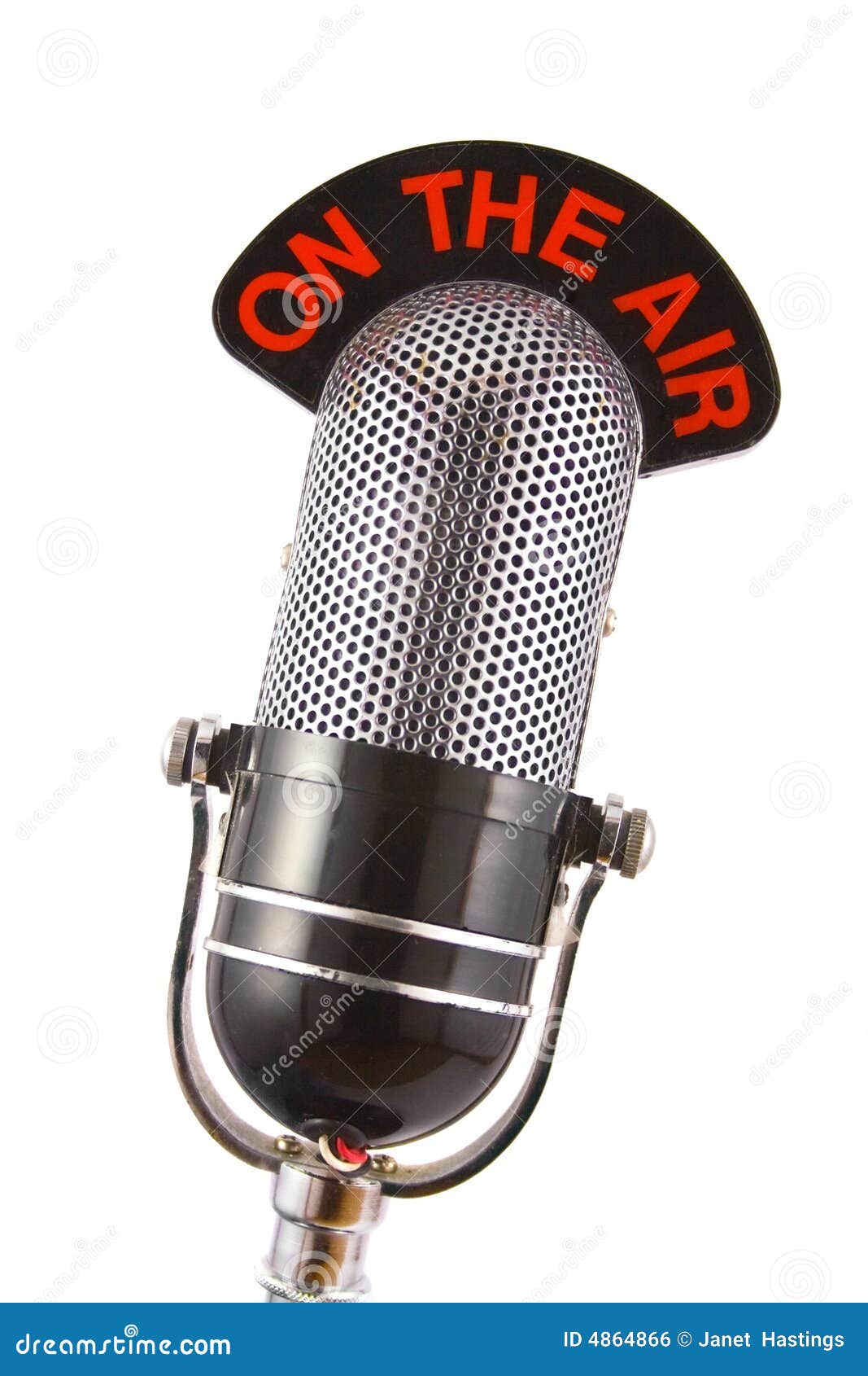 Retro Microphone stock photo. Image of microphone, communication - 4864866