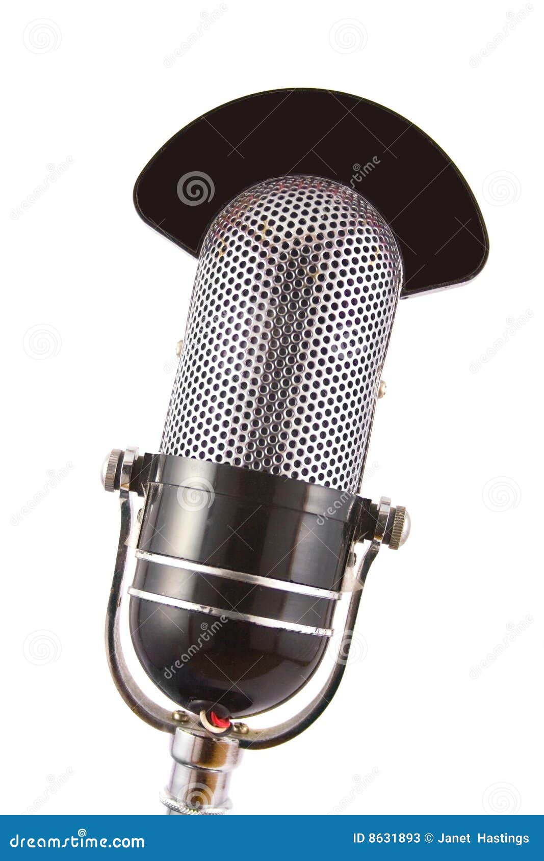 Retro Microphone stock image. Image of abstract, music - 8631893