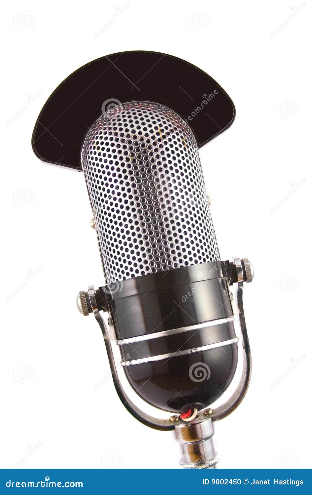 Retro Microphone stock photo. Image of retro, record, back - 9002450