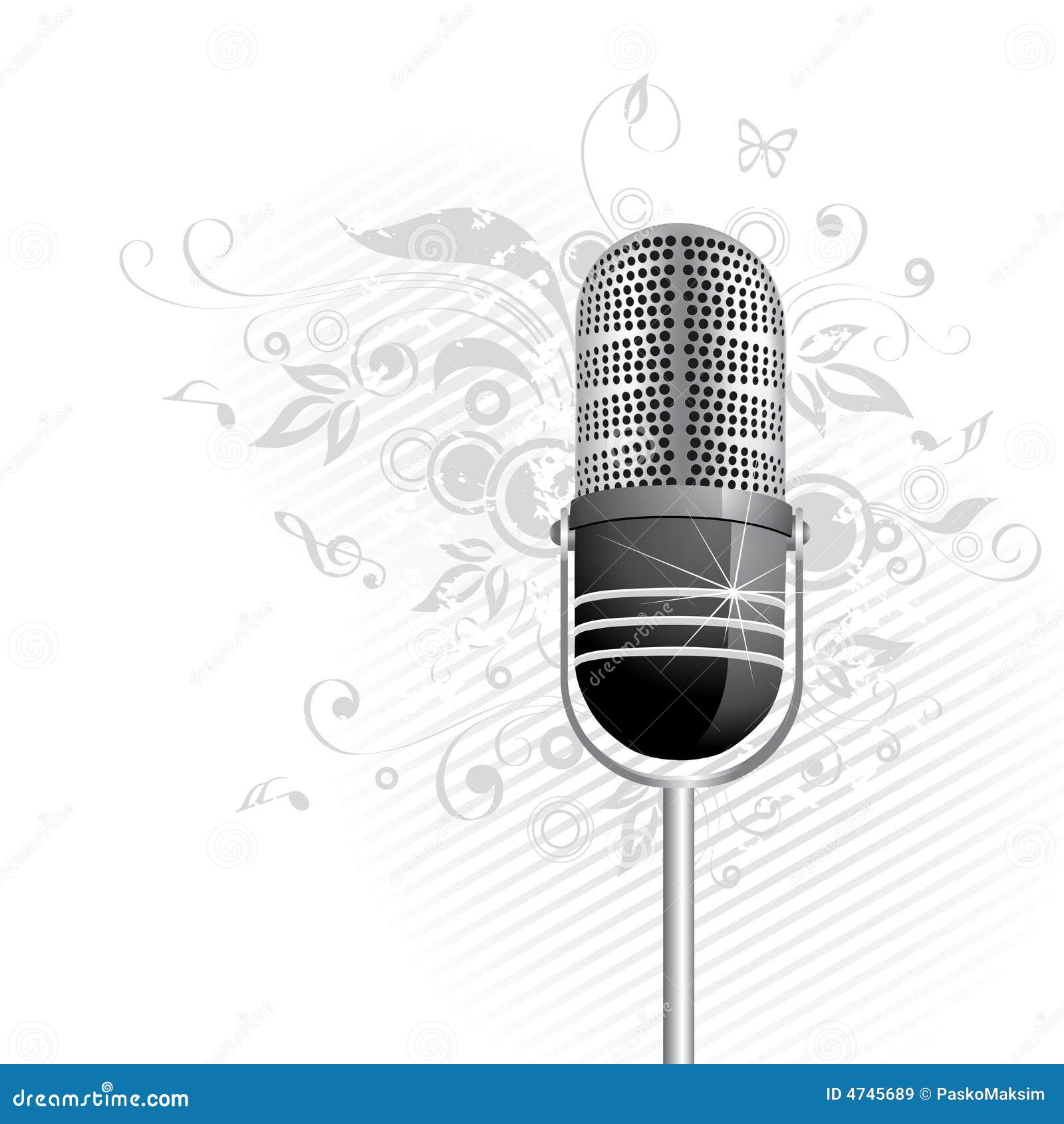 Retro Microphone Graphic Stock Illustrations – 10,487 Retro Microphone ...