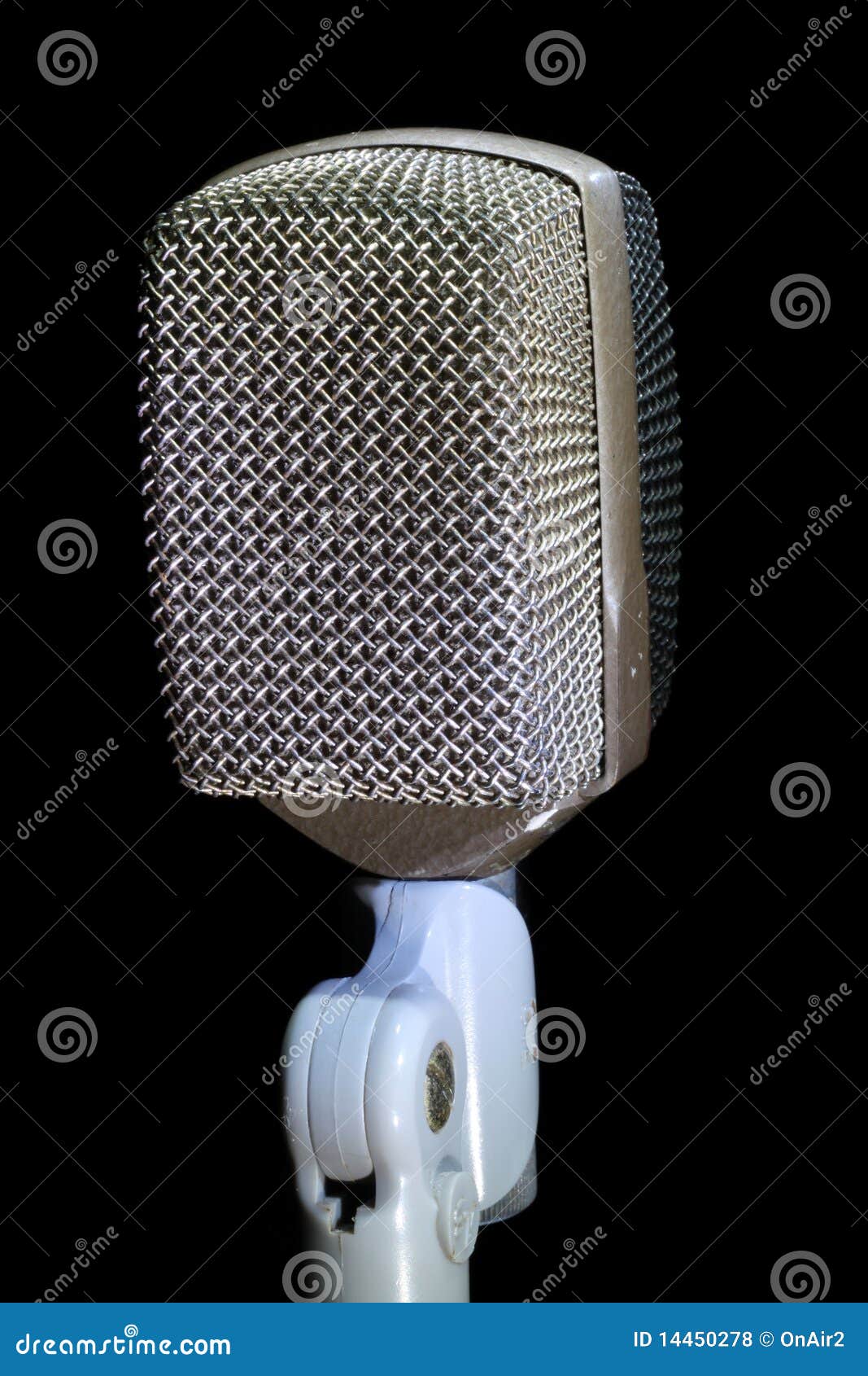 Retro Microphone Vertical stock photo. Image of space - 14450278