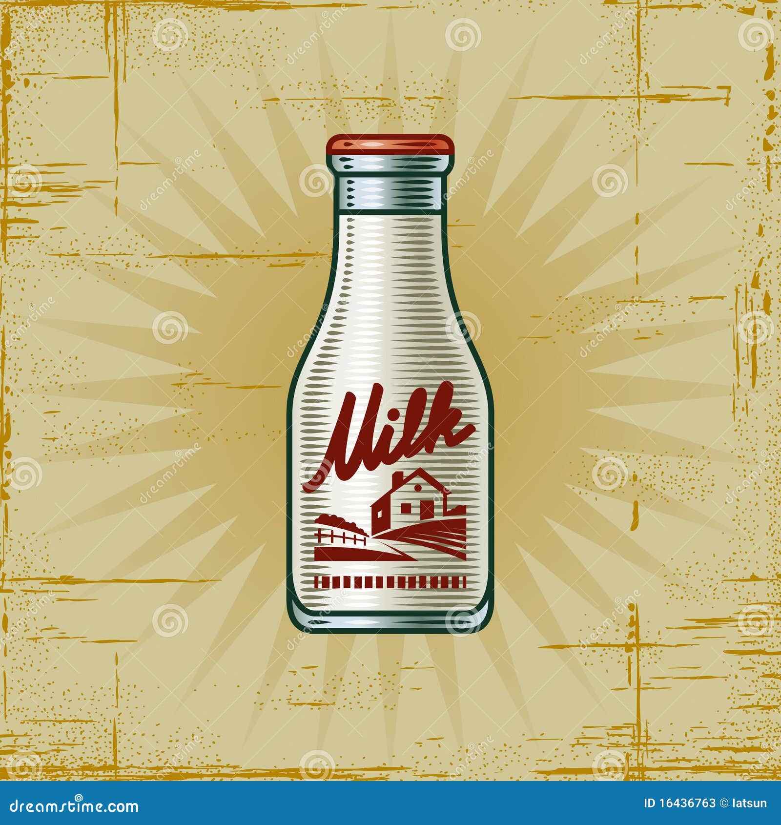 Milk Bottle Production Process Vector Illustration, Cartoon Flat ...