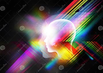 Retro Mind Background stock illustration. Illustration of colour - 13245800