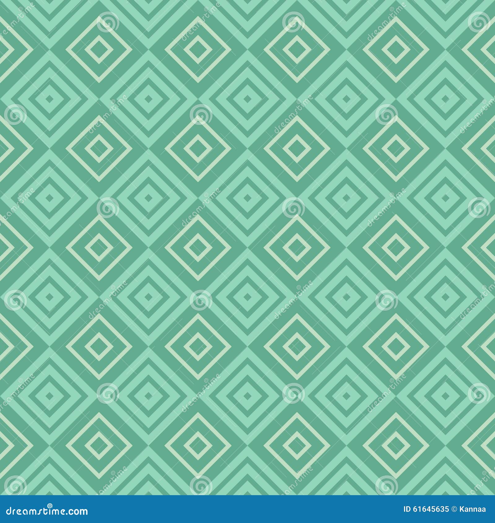 Retro Mint Different Seamless Patterns Stock Illustration ...