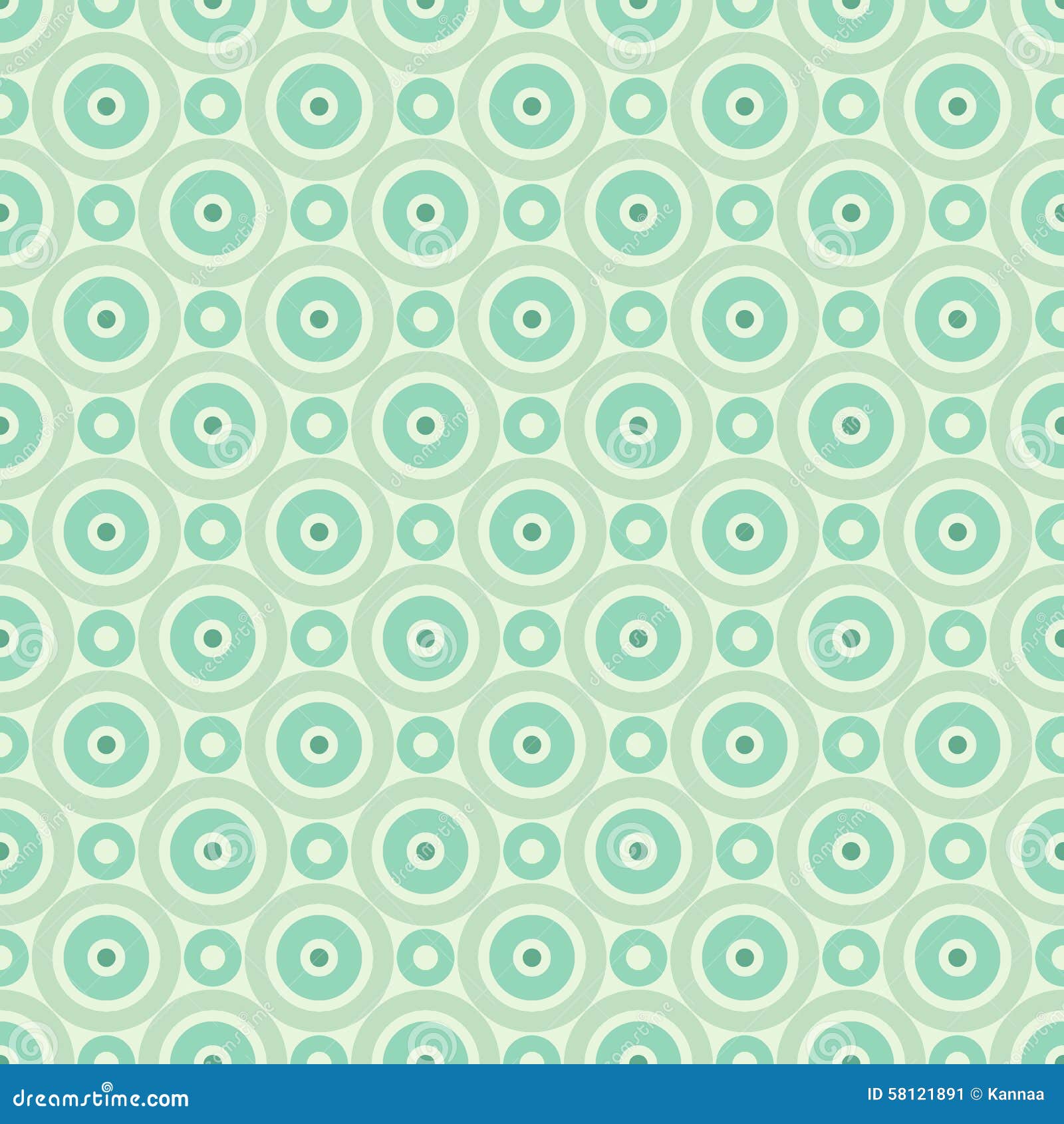 Retro Mint Different Vector Seamless Patterns Stock Vector ...