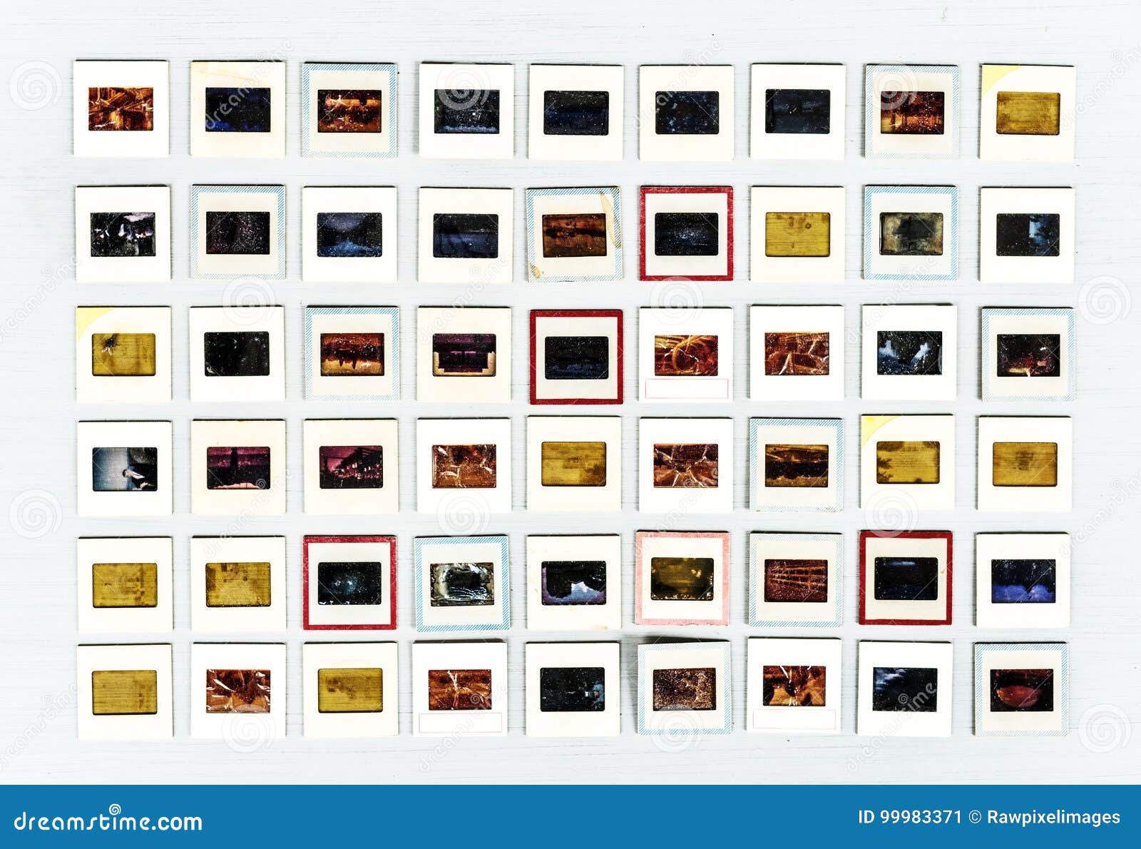 Retro 35mm Analog Film Slide Artistic Stock Image - Image of 35mm ...