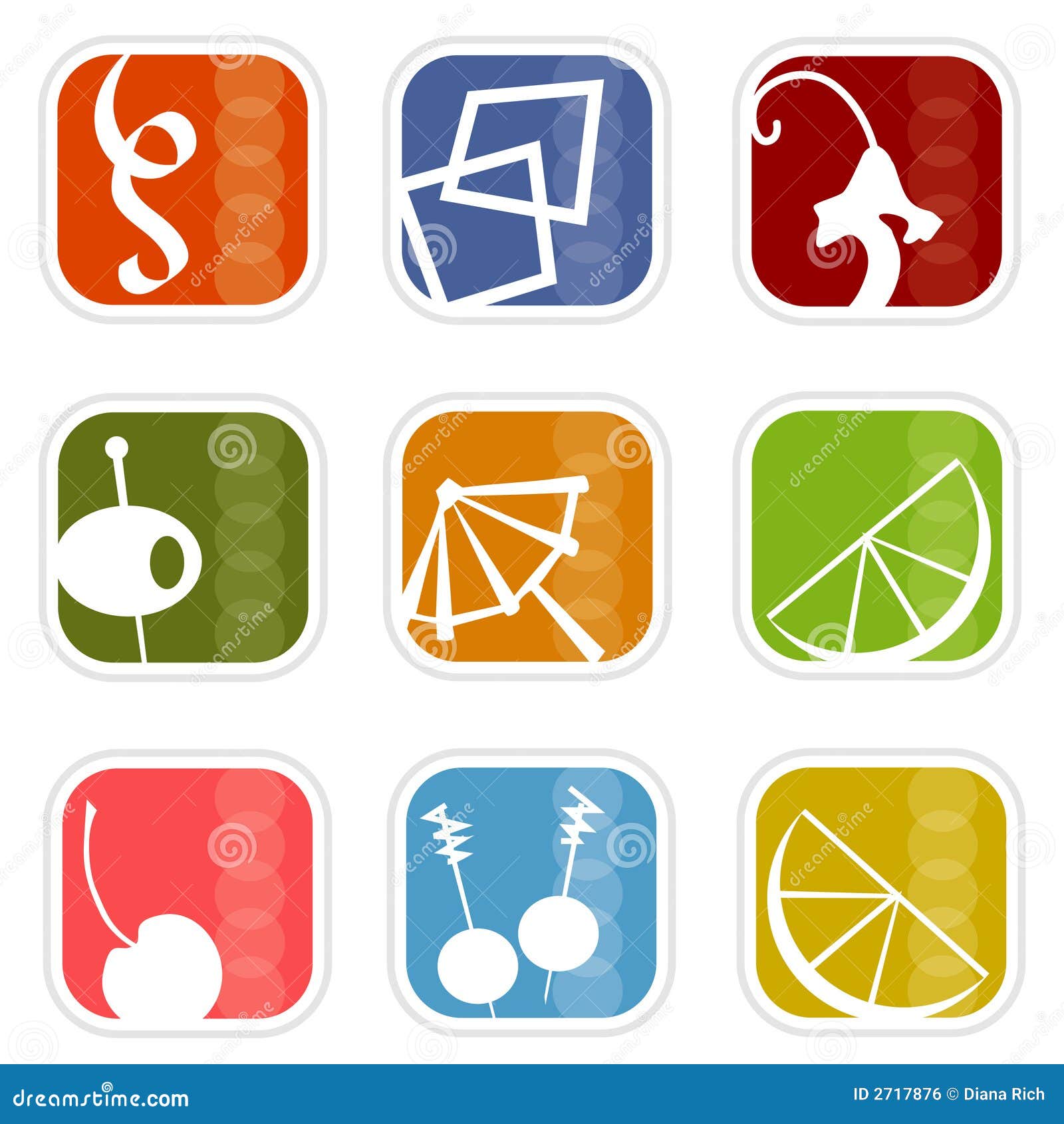 Retro Mod Icons 5 (vector) stock vector. Illustration of drinks - 2717876 Retro Mod Icons 5 (vector) stock vector. Illustration of drinks - 2717876