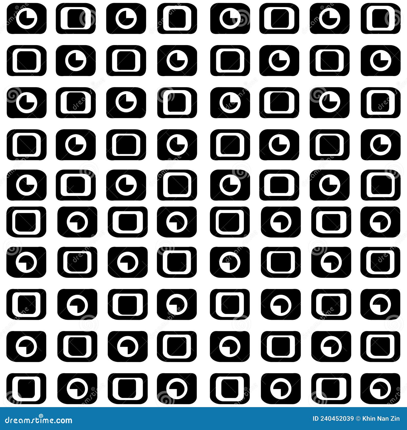 Retro Modern Pattern Design for Background Stock Vector - Illustration ...