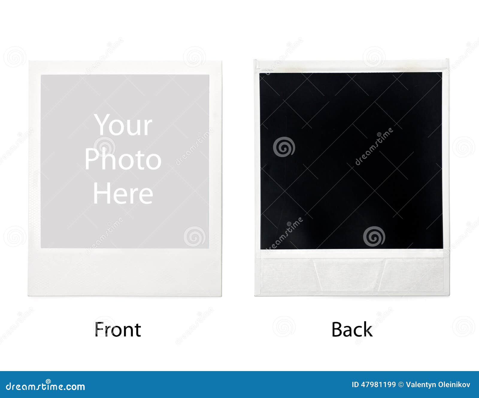Polaroid Frame Front Back Stock Photos - Free & Royalty-Free Stock ...