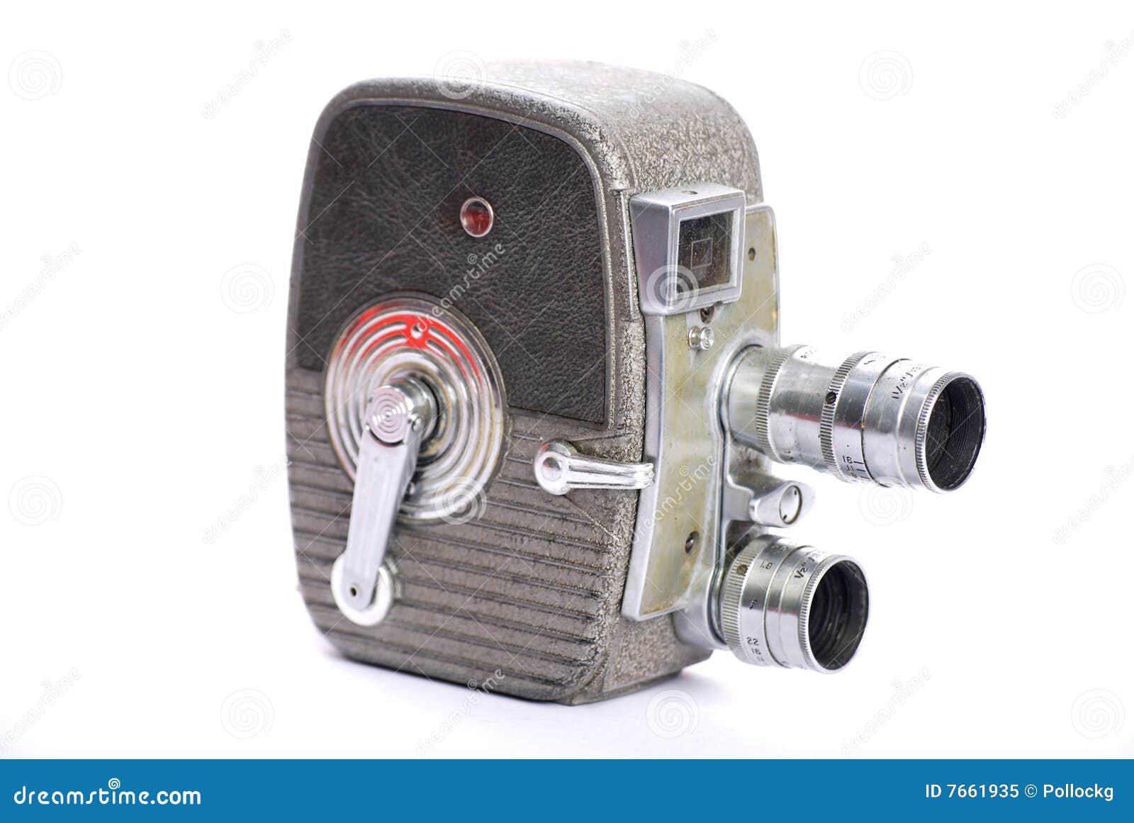 Retro movie camera stock image. Image of moving, isolated - 7661935