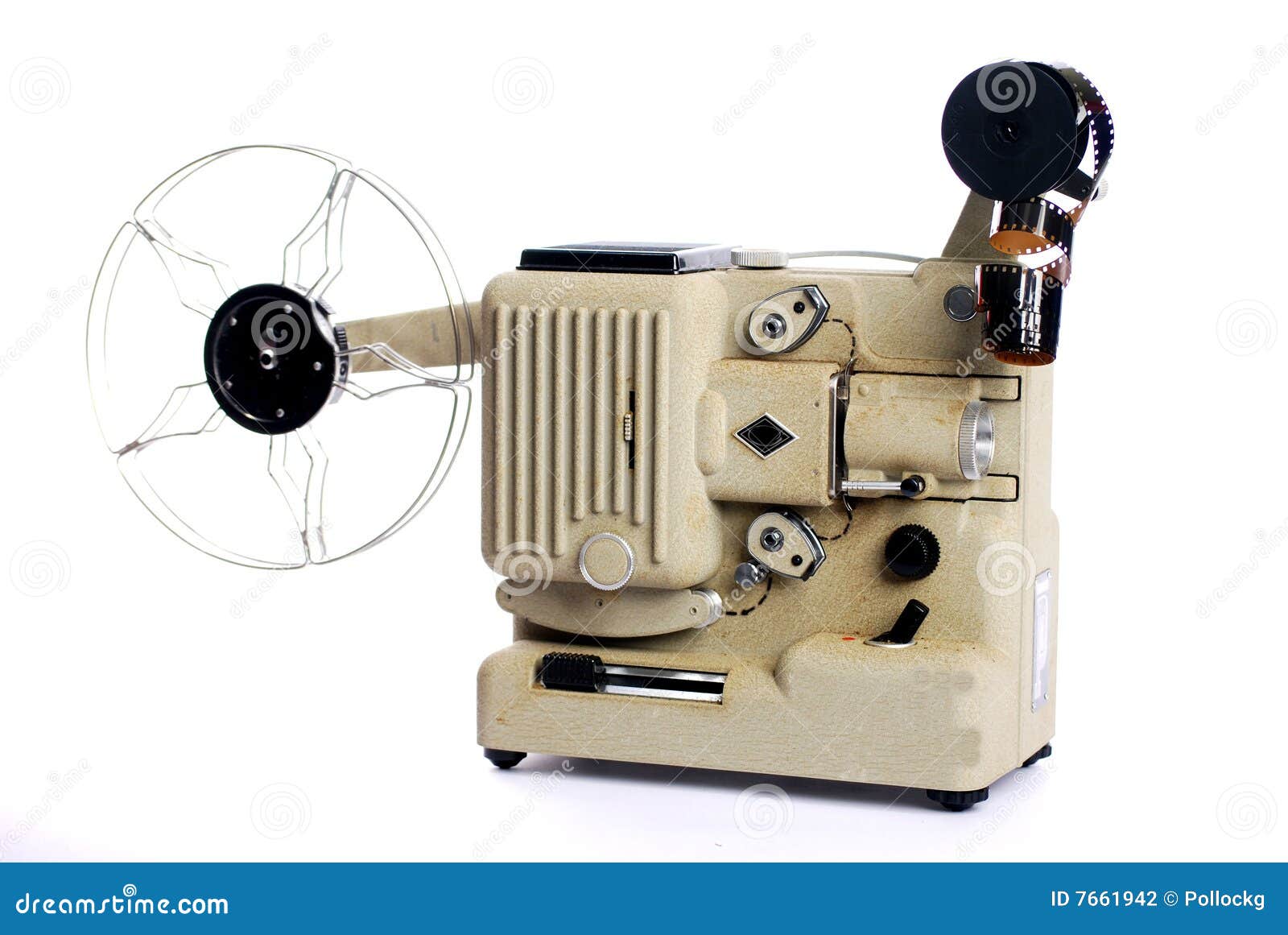 Retro movie projector stock photo. Image of vintage, entertainment ...