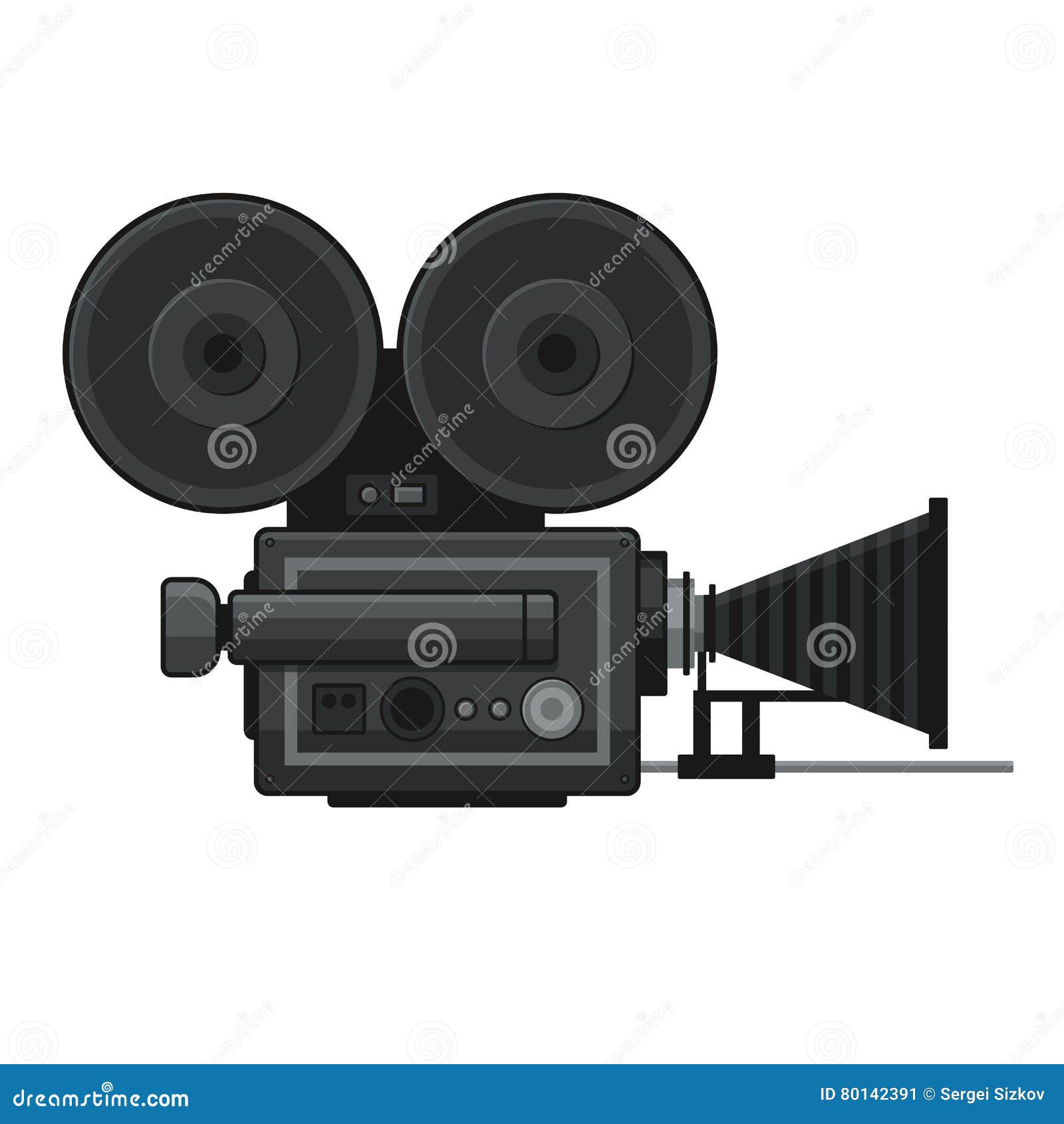 Video Camera Icon Vector Isolated On White Background, Logo Concept Of ...