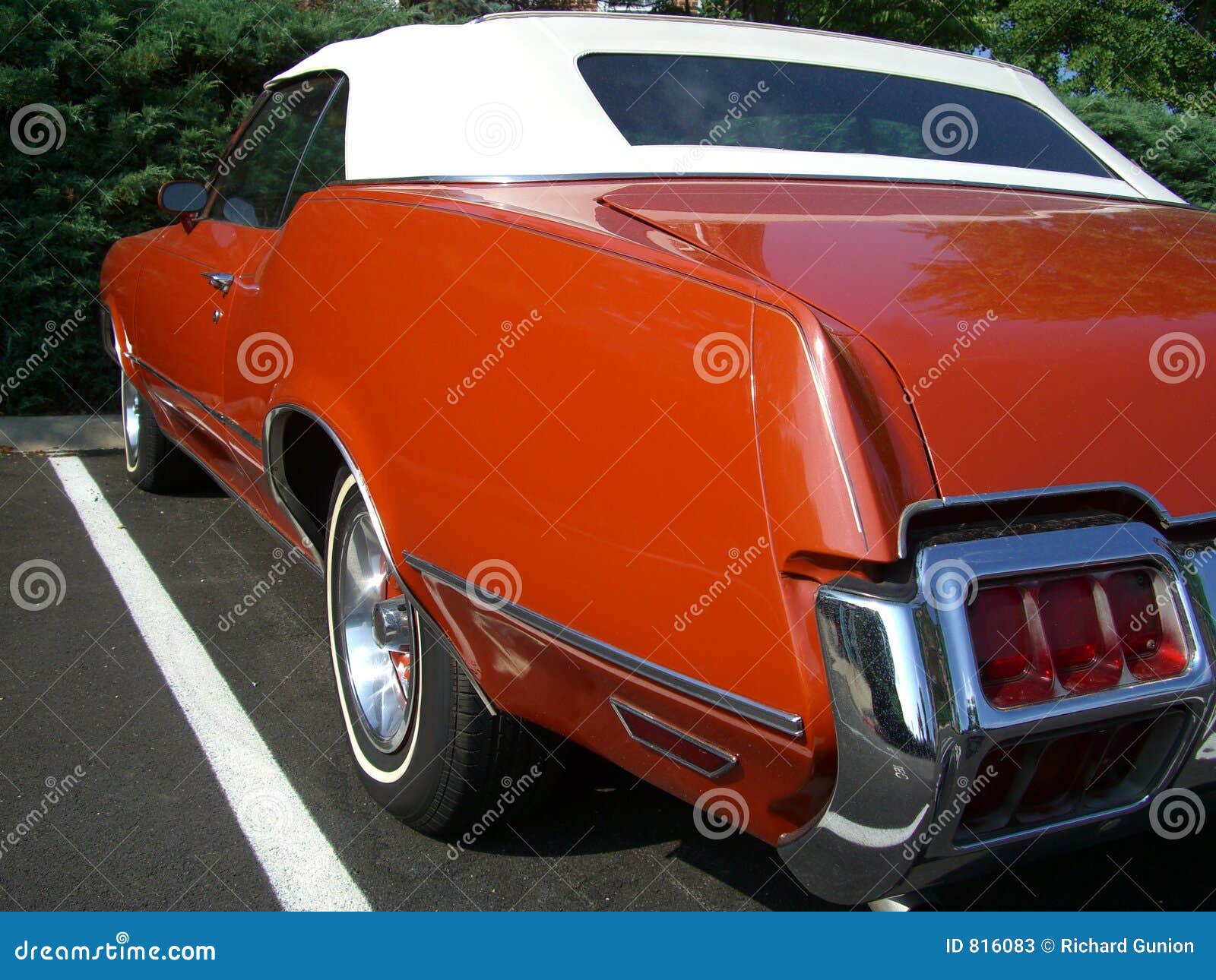 Retro Muscle Car stock image. Image of powerful, muscle - 816083