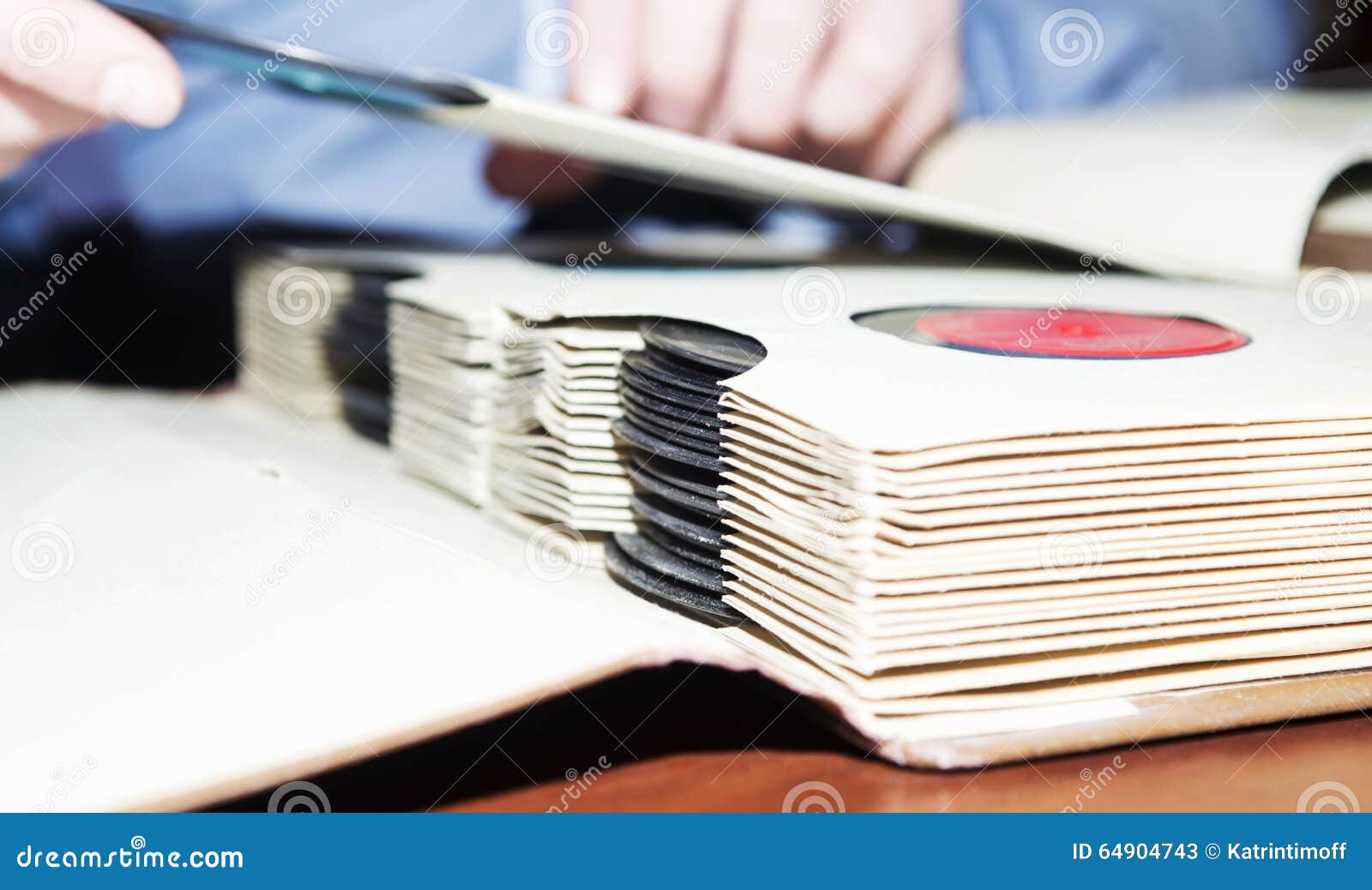 Retro Music Plates Collection. Stock Image - Image of melody, play ...